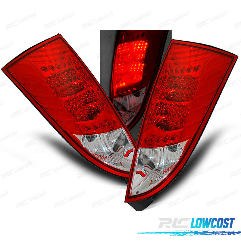 FEUX ARRIÈRE POUR FORD FOCUS MK1 98-04 LED ROUGE